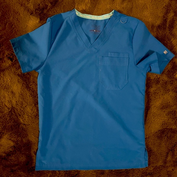 Scrub Joy | Other | Royal Blue Scrub Top | Poshmark